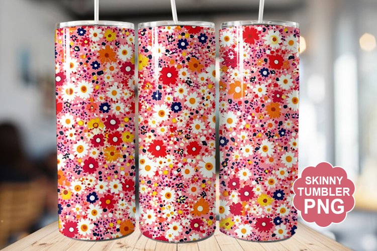 Floral Pattern Tumbler | Floral Tumbler Wrap