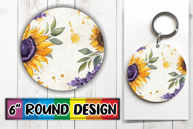 Spring Splendor Design Circle - Sublimation Whimsy (3694145)