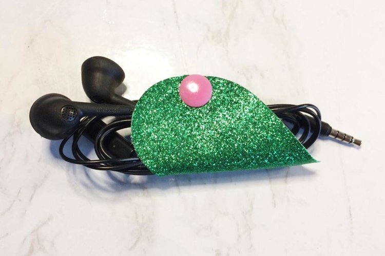 heart ear bud wraps template svg png dxf ai files