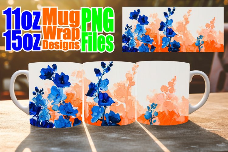 Floral Fantasy Cup Wrap: Springtime Sublimation