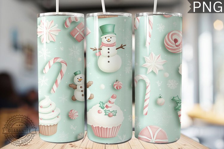 Christmas Tumbler Warp