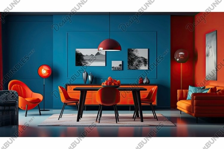 elegant contemporary interior room (4805506)