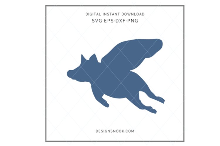 Flying Pig - SVG (516428)
