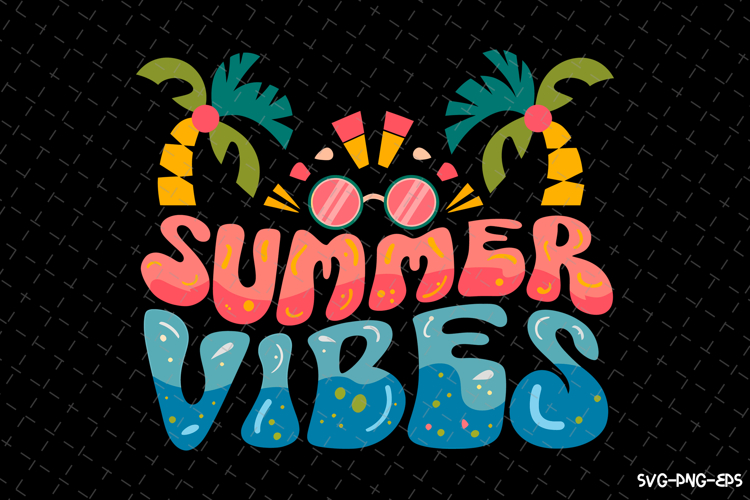 Summer Vibe SVG Design | Summer | SVG Cut files (5415119)