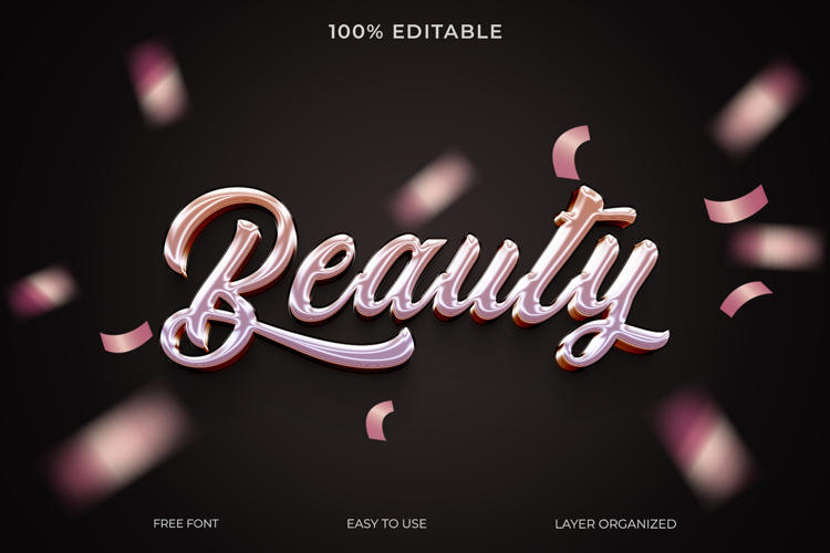 beauty editable text effect (5401596)