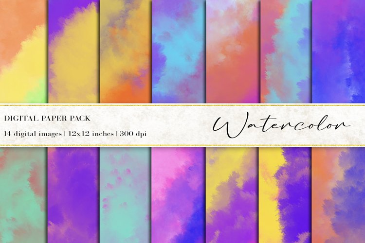 Watercolor Digital Papers (1950547)