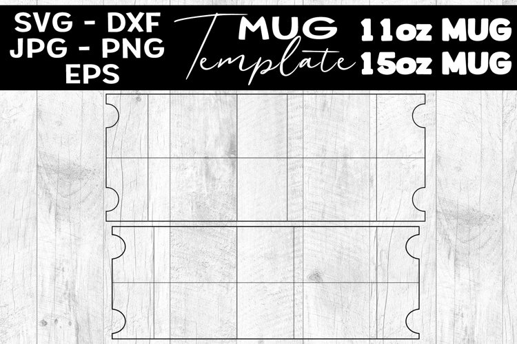 Coffee Mug Wrap Template