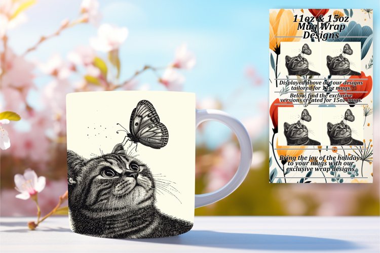 Artistic Cat Creation Mug: Sublime Sublimation