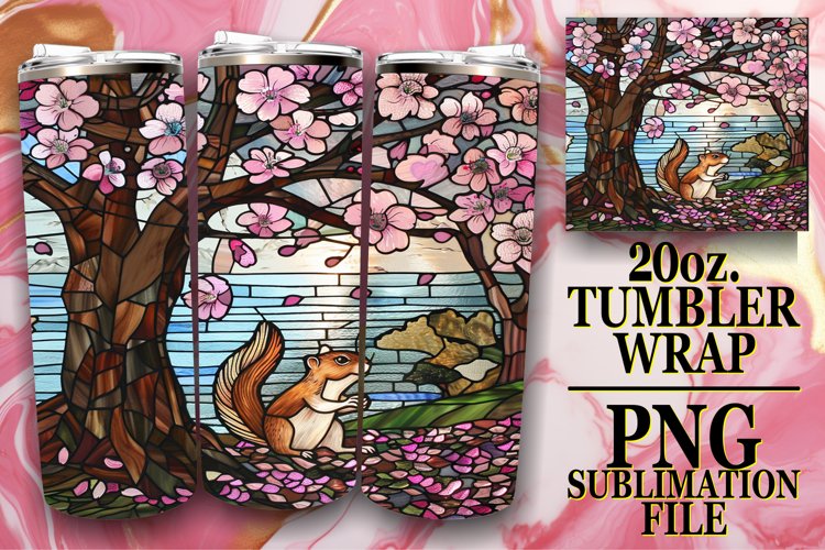 Sublime Stained Glass Tumbler Decor (3700189)