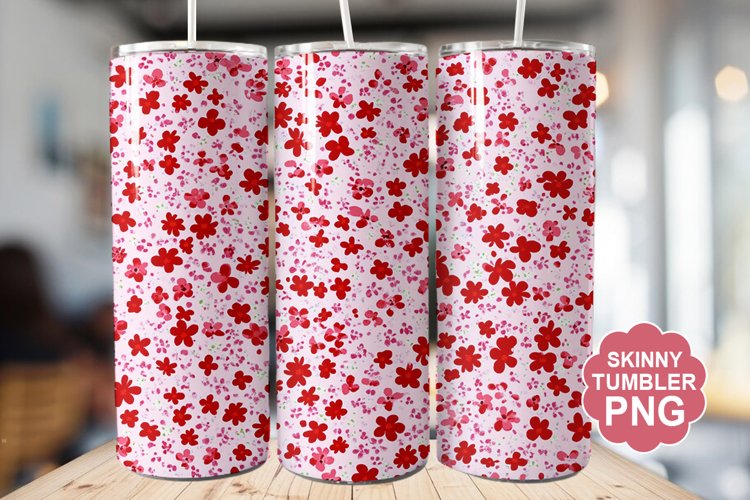 Floral Pattern Tumbler | Floral Tumbler Wrap