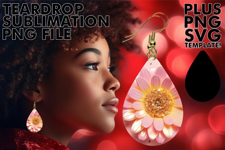 3D Earrings in Print: Sublimation Bliss