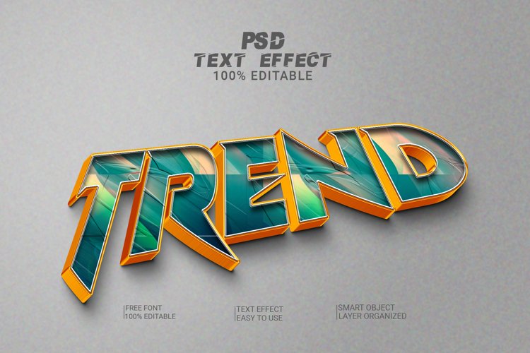 Trend 3d Text Effect Style (2242791)