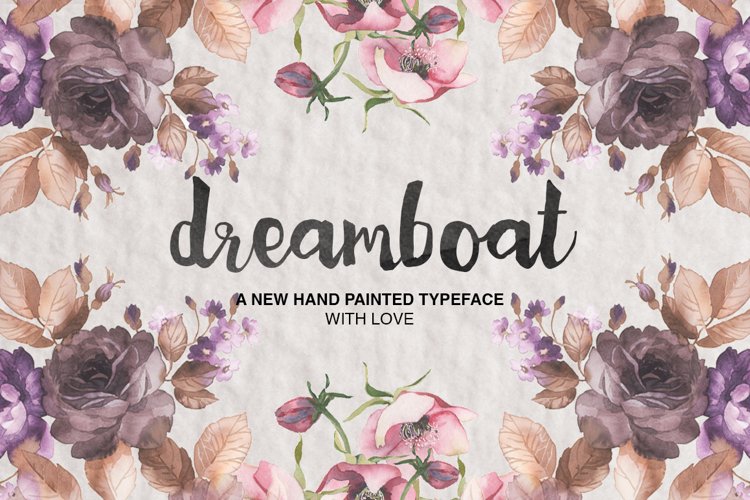 Dreamboat | handwritten script