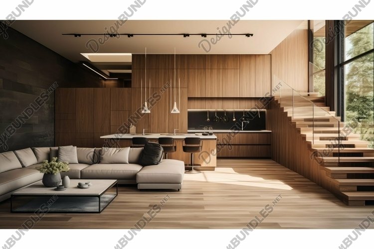 rustic wooden interior room (4555490)
