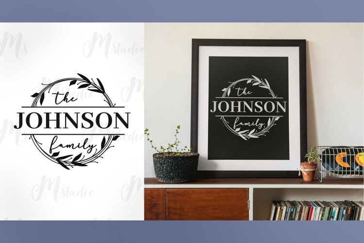 Family monogram bundle SVG, Free split monogram letters - Free Design ...