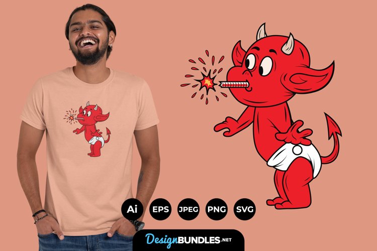 Baby Devils for T-Shirt Design