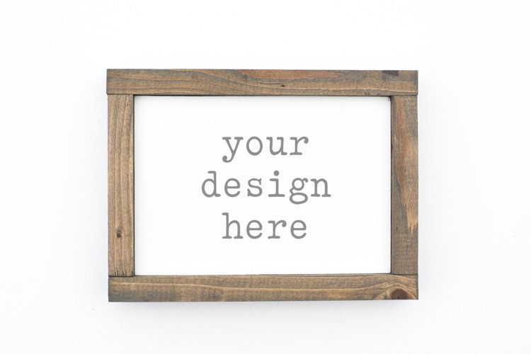 7x5 Wood Sign Mockup| Digital File | Sublimation | SVG