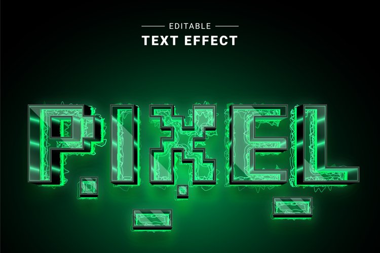 Editable Text Effect for Illustrator. Vector (1729725)