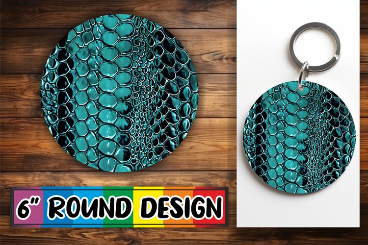 Quilted 3D Round Design Circle Sublimation