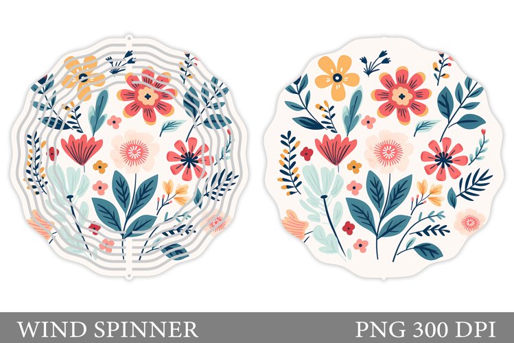 Flowers Wind Spinner Sublimation. Flowers Spinner (3078197)