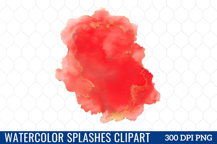 Watercolor Splashes Clipart (3488186)