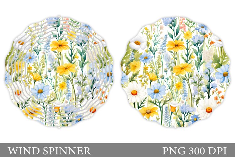Flowers Wind Spinner Design. Summer Wind Spinner (3078147)