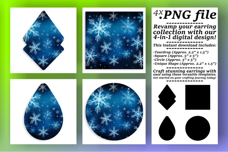 Sparkly Snowflake Elegance: Sublimation Showpiece