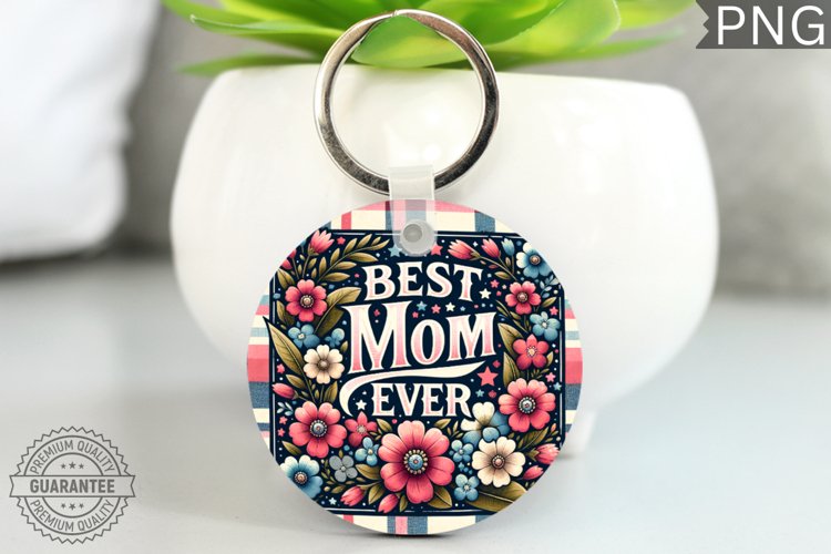 Mother's Day Keychain Sublimation Design
