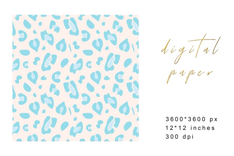 Leopard Animal Print Digital Paper. Leopard (1202332)