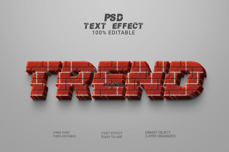 Trend 3d Text Effect Style (2242938)