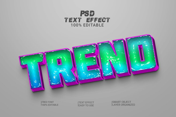 Trend 3d Editable Text Effect Style (2253135)