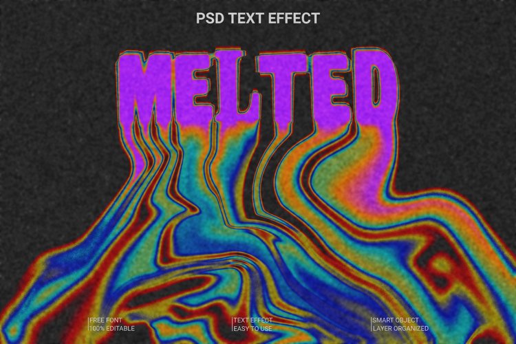 Liquid Melted Text Style Effect (3395159)