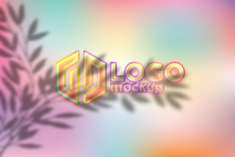 Candy Color Logo Mockup Template (3442181)