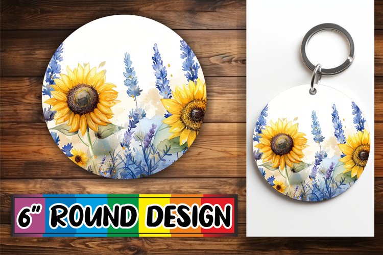 Garden Glam - Circle Sublimate Elegance Round