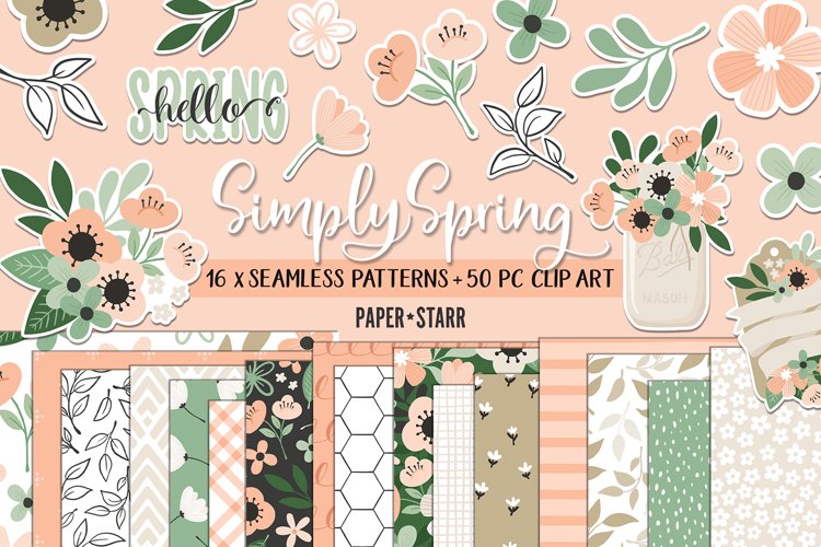 Free Scrapbooking download - Butterfly Spring Floral Digital Paper ...