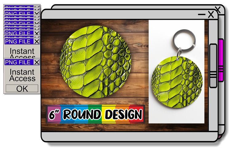 Puff 3D Pattern Round Design Circle