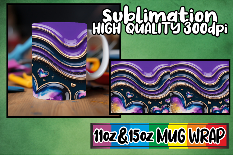 Enchanted mornings sublimation print, Pattern