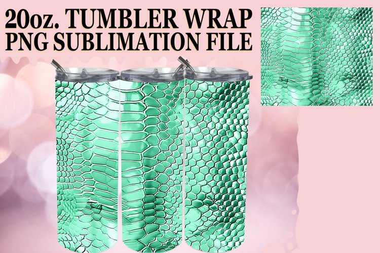 3D Puff Quilt Tumbler Wrap PNG (3590845)