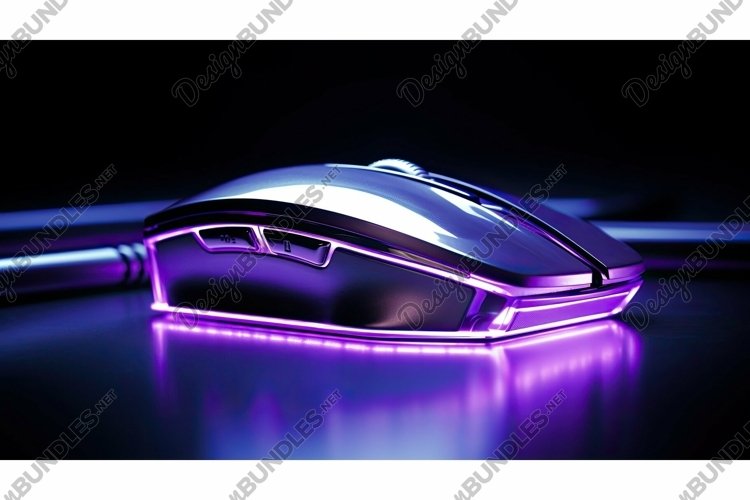 sleek computer purple