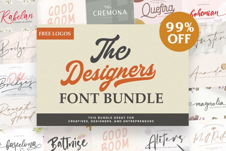 The Huge Font Bundle Collections 1004832 Packs Bundles Font Bundles