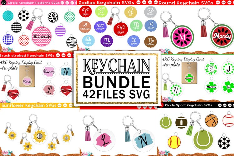 Keychain SVGs | Design Bundles