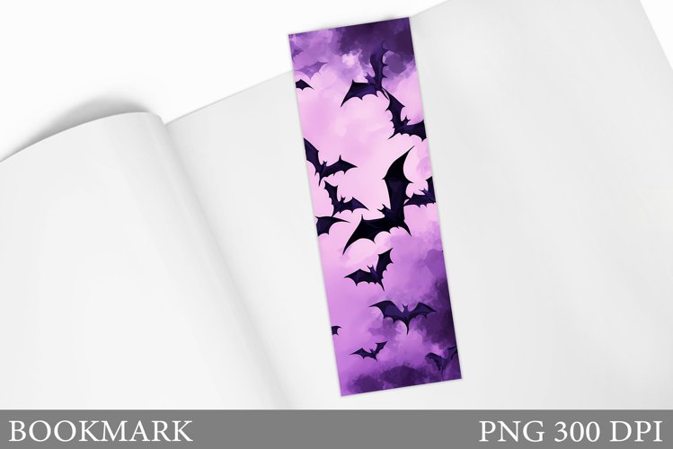 Bat Bookmark Design. Halloween Bookmark (2828292)