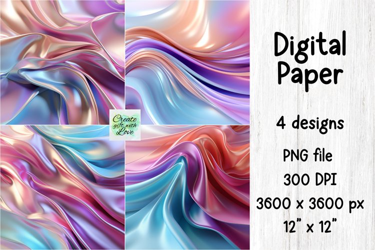 Watercolor Digital Paper, Seamless Pattern, Scrapbooking