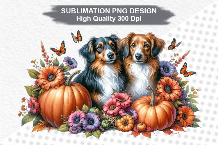 Halloween Dog - Halloween clipart Sublimation PNG Design