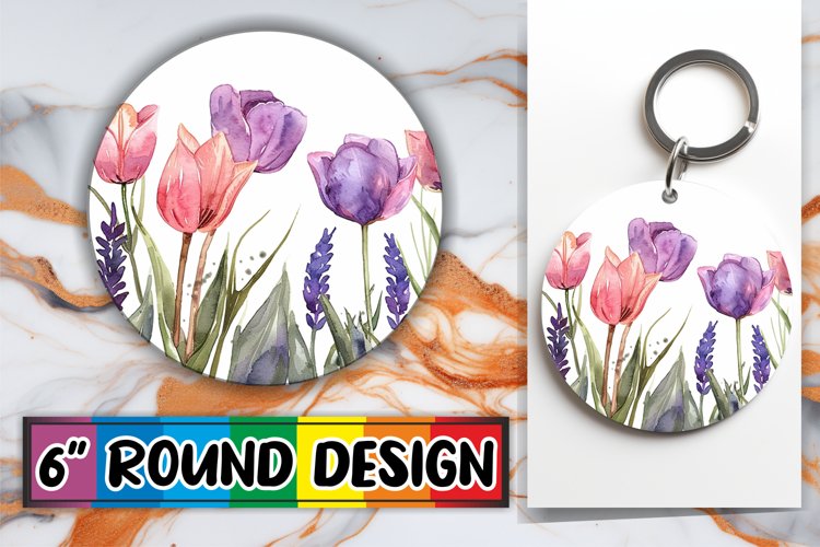 Blossom Bonanza Design Circle - Sublimation Joy (3695232)