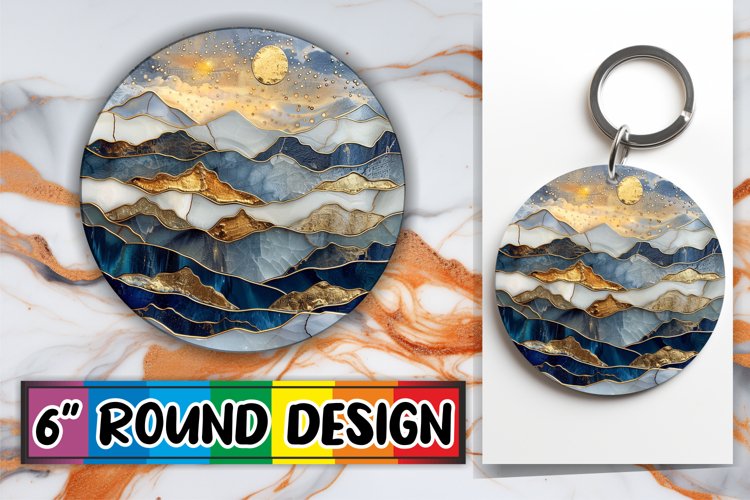 Golden Mosaic Delights: Shimmering Designs (3570992)