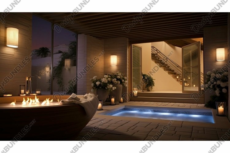 serene ambient lighting