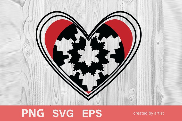 Aztec heart svg, love, valentine's day, (3115851)