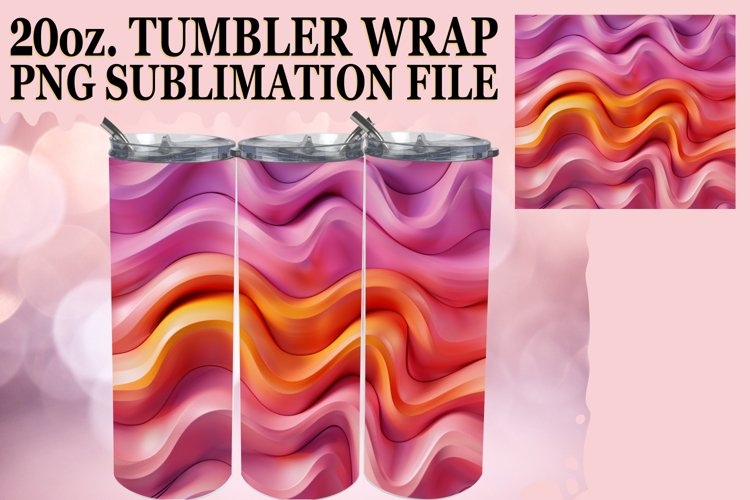 Whimsical Inflated Pattern Tumbler Assortment