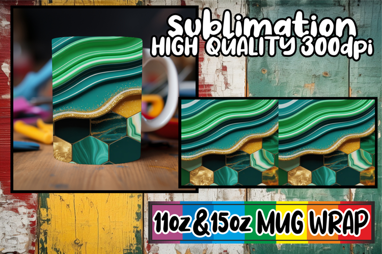 Refreshing days sublimation print wrap, Pattern